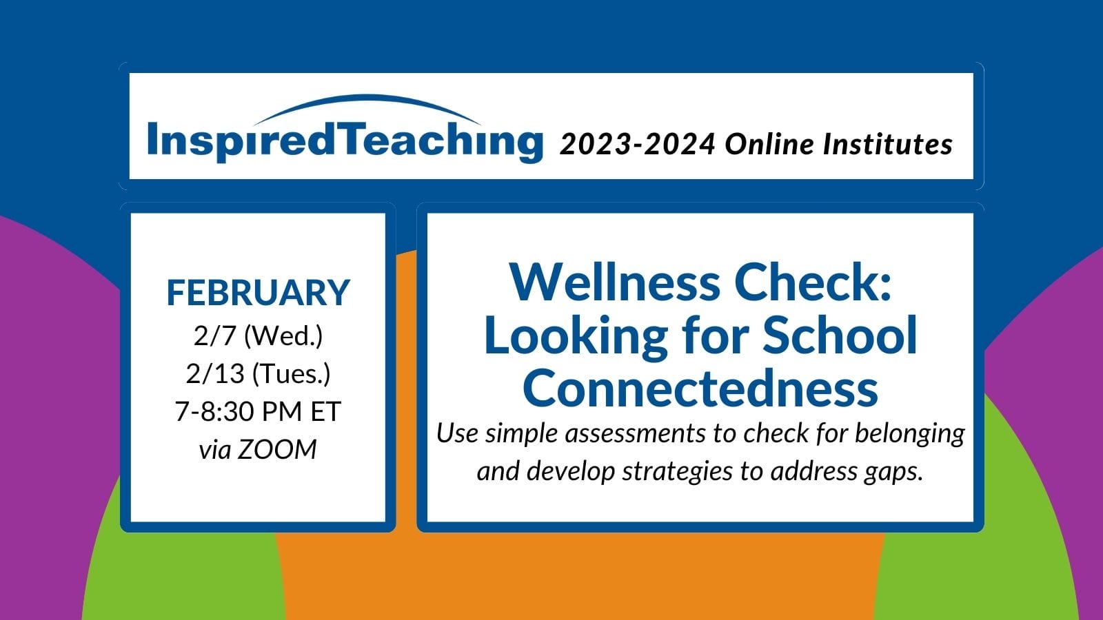 Wellness Check: Looking for School Connectedness: Feb. 7 - Center for ...